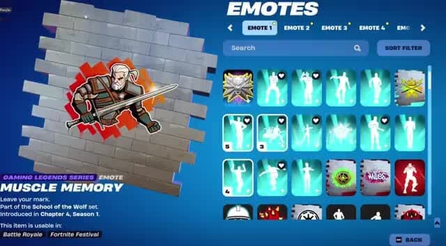EMOTES I MUSCLE MEMORY - iFunny