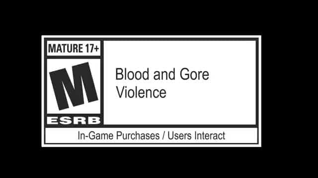 MATURE 17+ ESRB Blood and Gore Violence Purchases Users Interact - iFunny