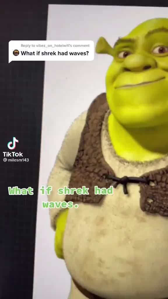 What if shrek had waves? TikTok - iFunny