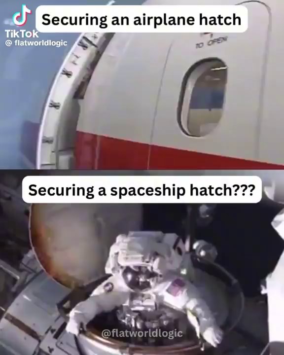 Securing an airplane hatch Securing spaceship hatch??? kTol - iFunny