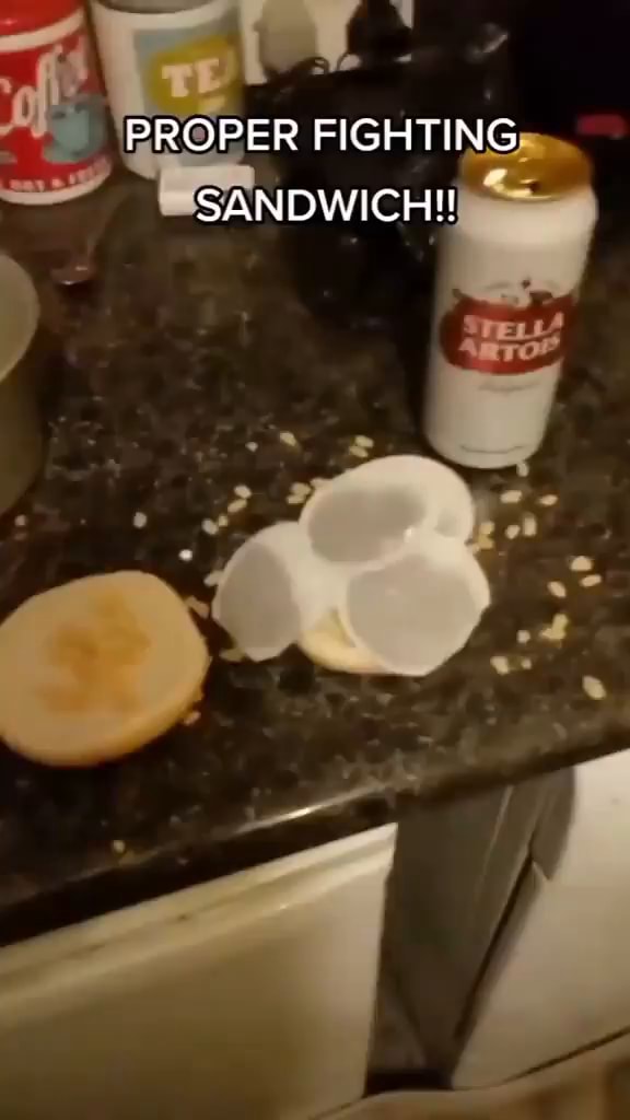 PROPER FIGHTING SANDWICH! - iFunny