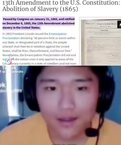 13th Amendment to the U.S. Constitution: Abolition of Slavery (1865 ...