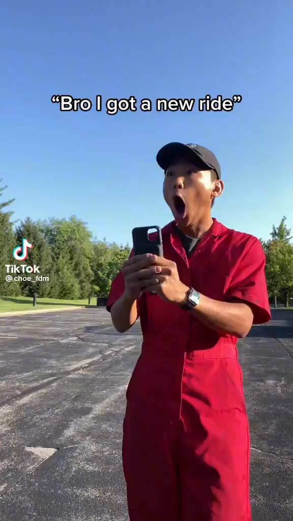 "Bro got a new ride" TikTok - iFunny