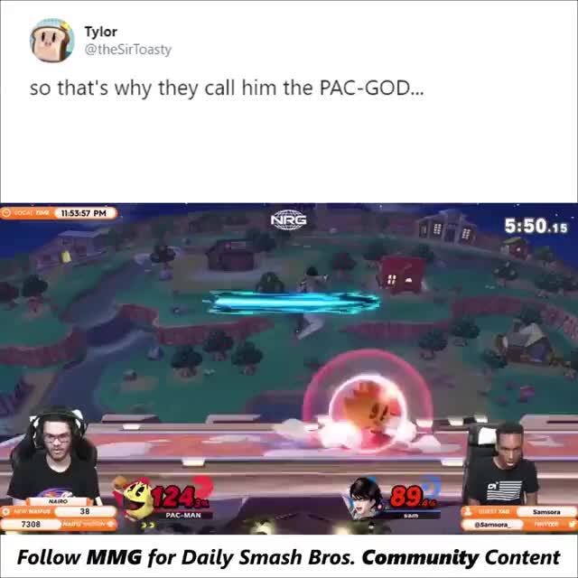 So that's why they call him the PAC-GOD... - iFunny