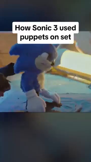 How Sonic 3 used puppets on set - iFunny
