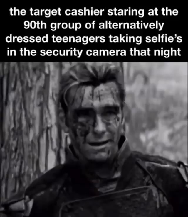 The target cashier staring at the 90th group of alternatively dressed ...