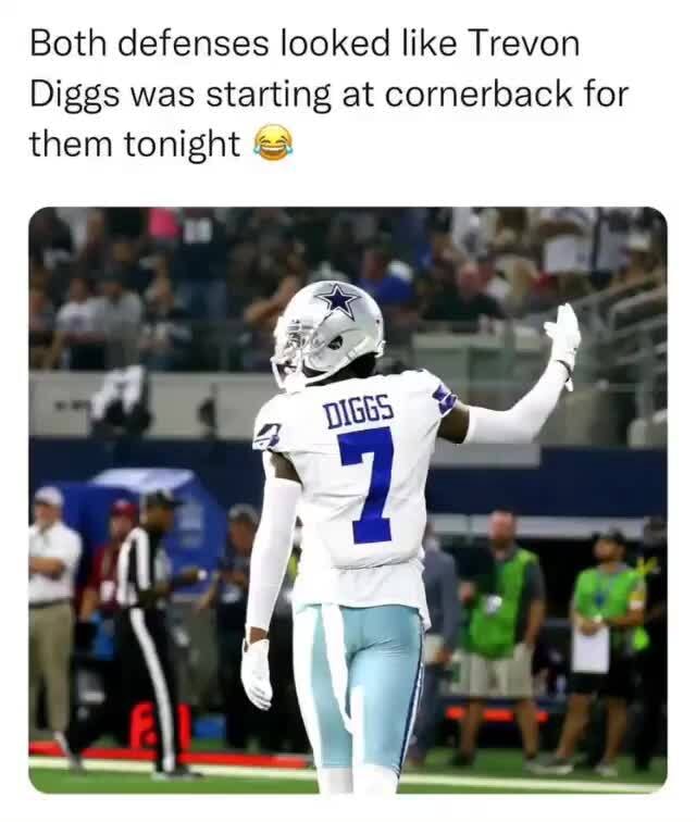 Both defenses looked like Trevon Diggs was starting at cornerback for ...