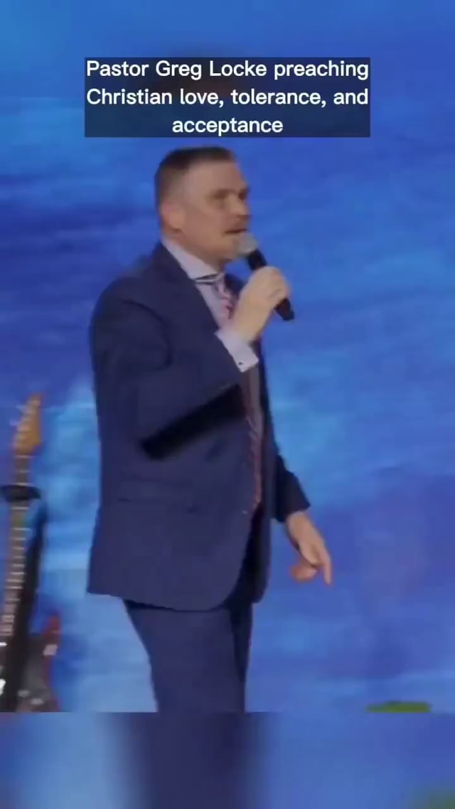 Pastor Greg Locke preaching Christian love, tolerance, and acceptance ...
