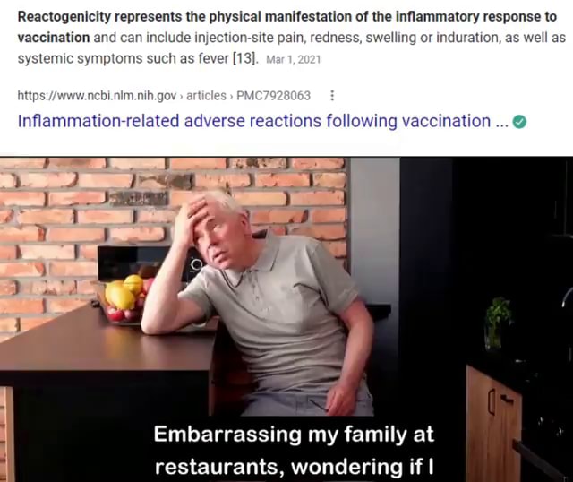 Ty represents the physical manifestation of the inflammatory response ...