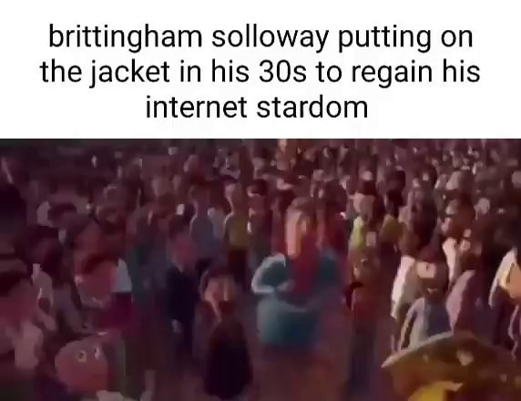 Brittingham solloway putting on the jacket in his to regain his ...