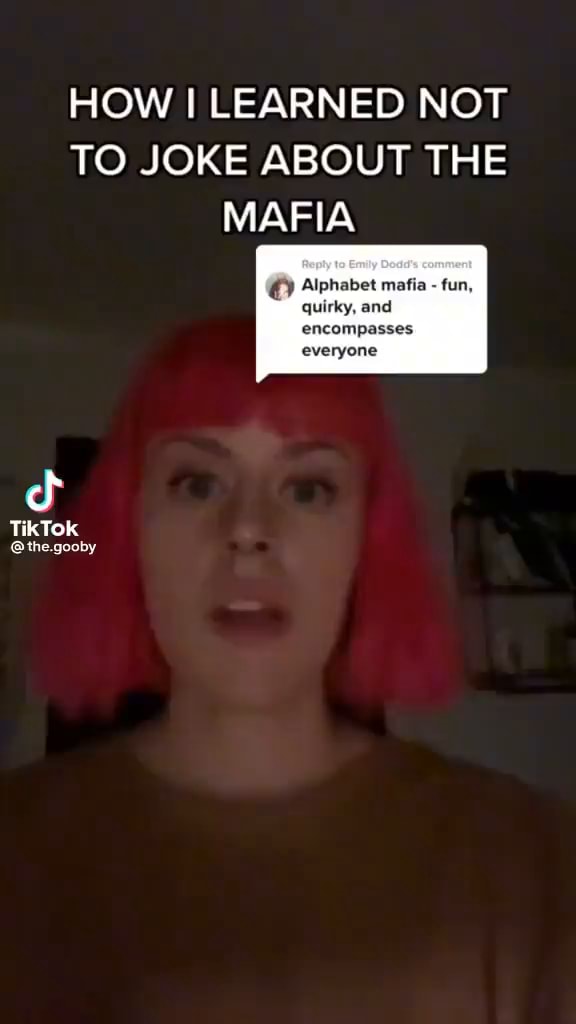 HOW I LEARNED NOT TO JOKE ABOUT THE MAFIA Alphabet mafia - fun, quirky ...