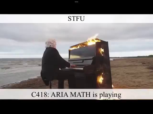 STFU C418: ARIA MATH is playing - iFunny