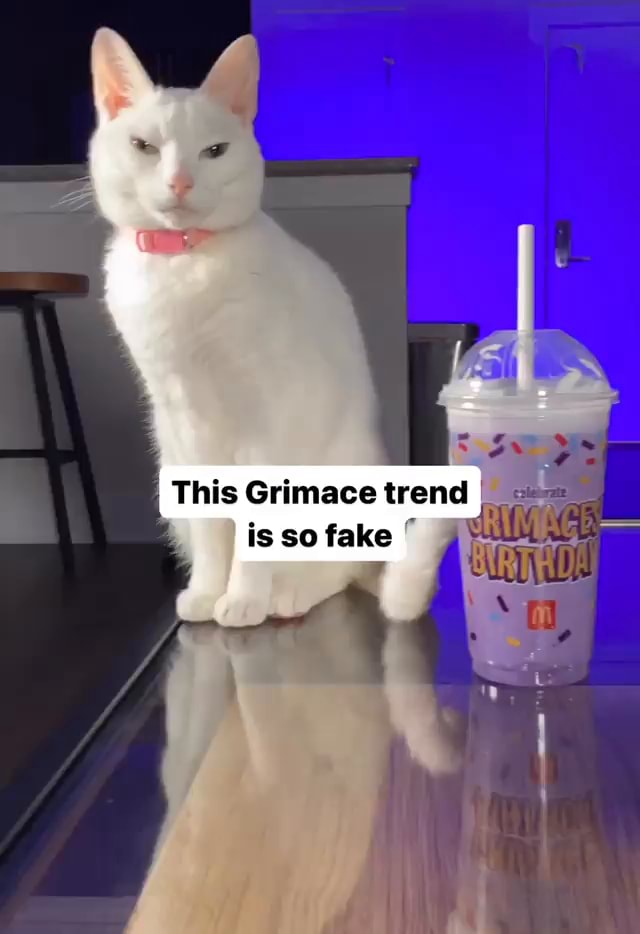 I This Grimace trend is so fake - iFunny
