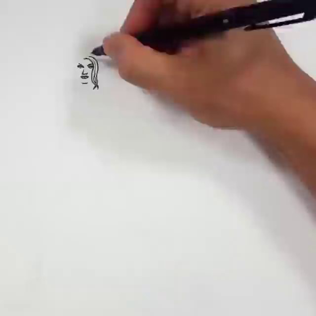 Partial Time lapse drawing of Sharpie and colored drawing I made for ...