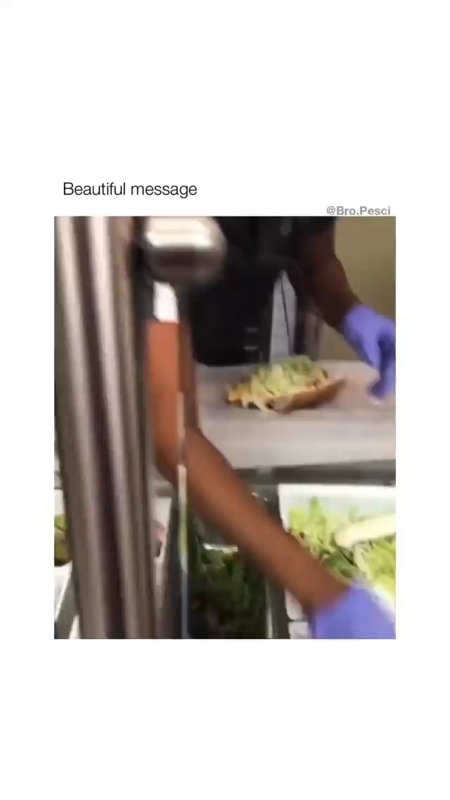 Beautiful message @Bro.Pesci - iFunny