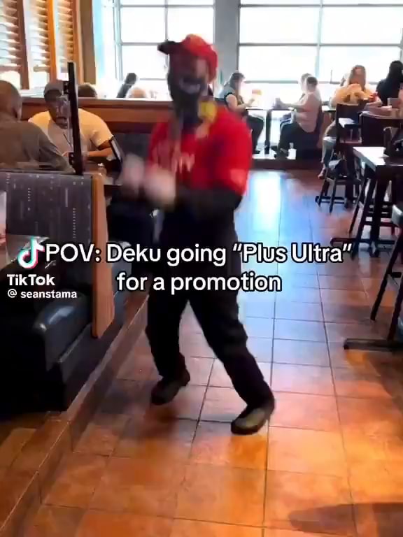 Ar > - cPPOV: Deku going "Plus Ultra" imtok fora promotion - iFunny
