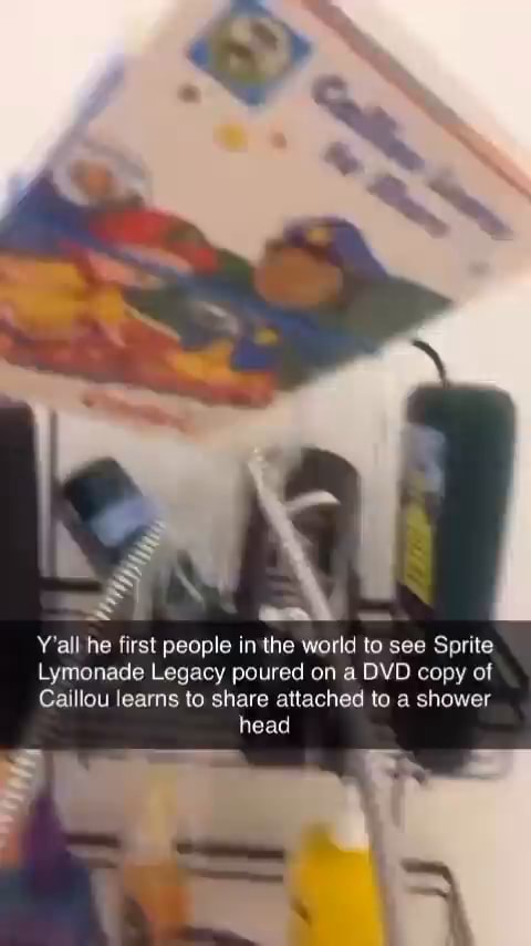 Y'all he first people in the world to see Sprite Lymonade Legacy poured ...