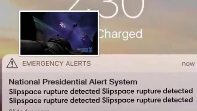 National Presidential Alert System Slipspace rupture detected Slipspace ...