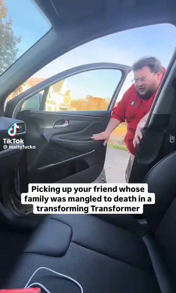 TikTok mattytucko Picking up your friend whose family was mangled to ...
