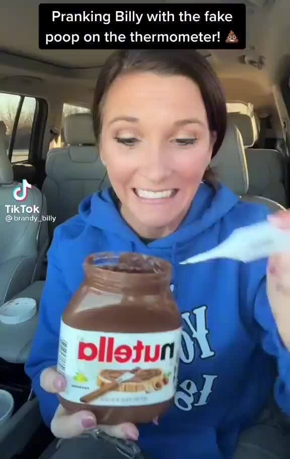 Pranking Billy with the fake poop on the thermometer! ww Tik Tok - iFunny