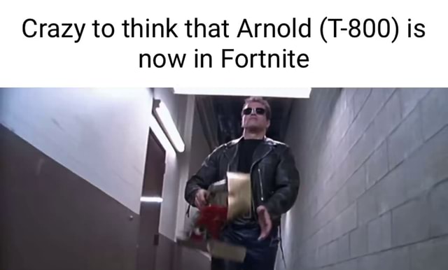 Crazy to think that Arnold (T-800) is now in Fortnite - iFunny