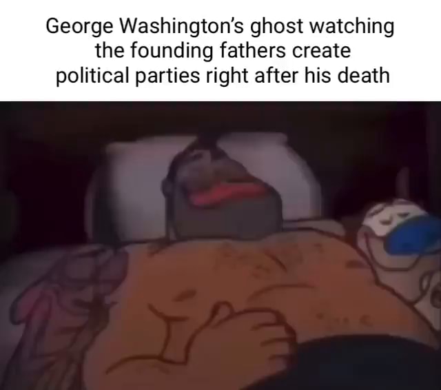 George Washington's ghost watching the founding fathers create ...