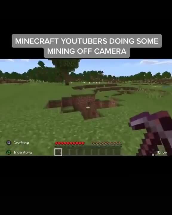 MINECRAFT YOUTUBERS DOING SOME MINING OFF CAMERA Grafting - iFunny