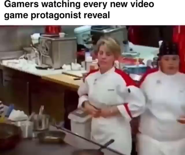 Amers watching every new video game protagonist reveal - iFunny