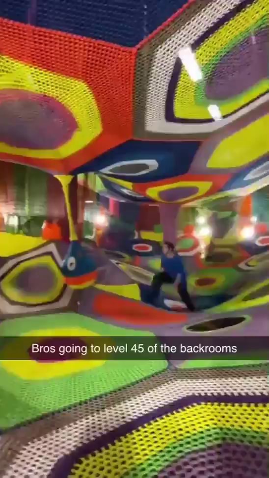 Bros going to level 45 of the backrooms - iFunny