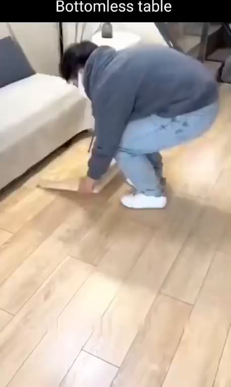 Bottomless table - iFunny