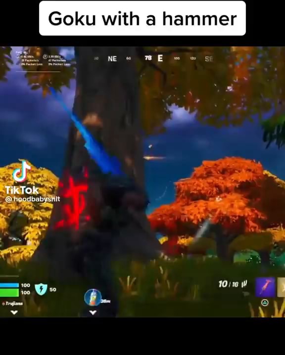 Goku with a hammer WE Tik Tok it - iFunny
