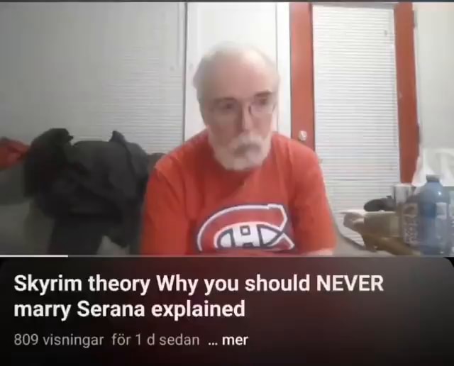 CA Skyrim theory Why you should NEVER marry Serana explained 809 ...