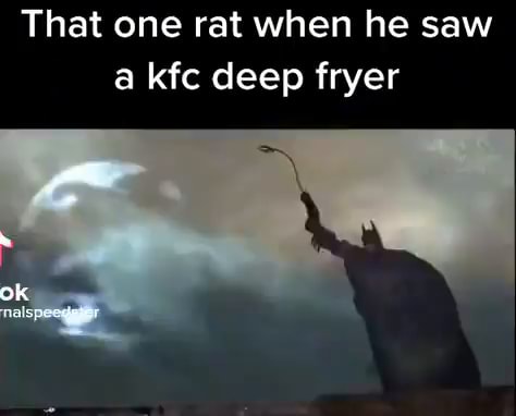 That one rat when he saw a kfc deep fryer OK - iFunny