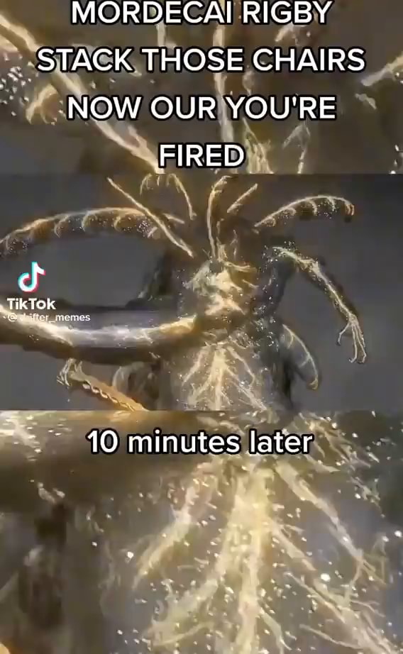 MORDECAI]! RIGBY STACK THOSE CHAIRS NOW OUR YOU'RE FIRED Tik Tok 10 ...