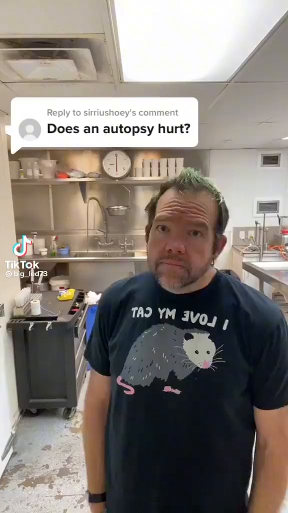 To comment Does an autopsy hurt? TikTok - iFunny