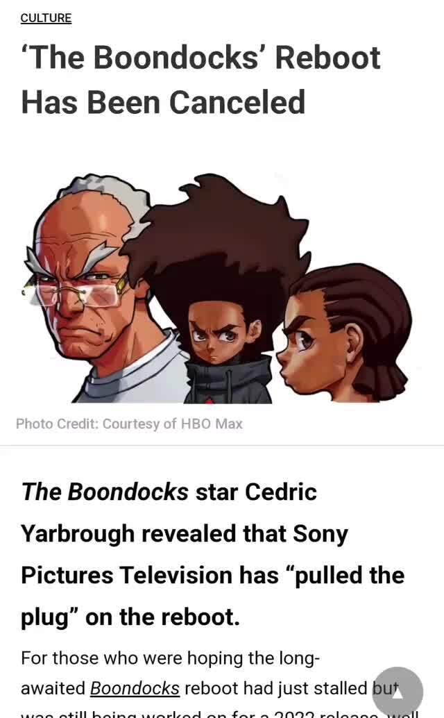 CULTURE 'The Boondocks' Reboot Has Been Canceled Photo of HEO The ...