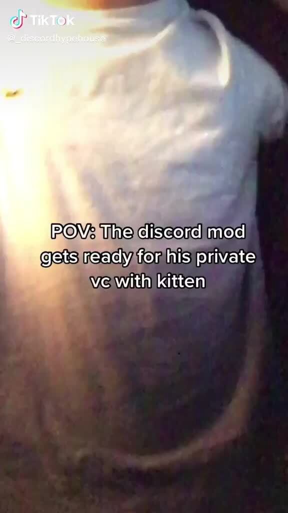 Discord mods are all neckbeards - cf TikTek 'POV: The discord mod gets ...