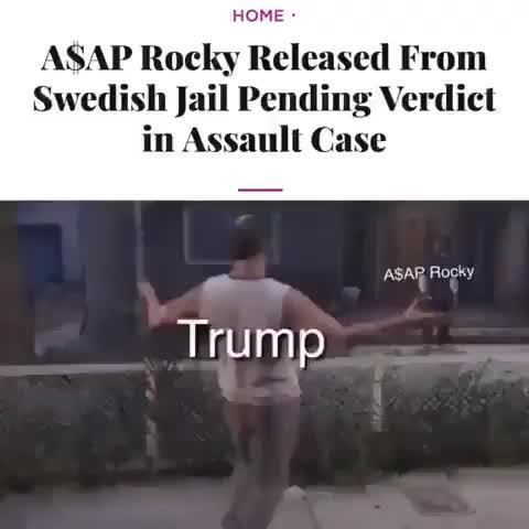 HOME , ASAP Rocky Released From Swedish Jail Pending Verdict in Assaull ...