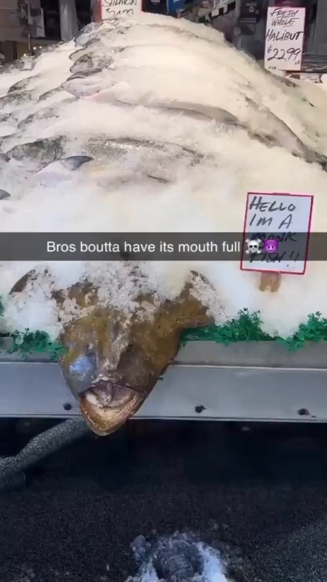 Bros boutta have its mouth full - iFunny