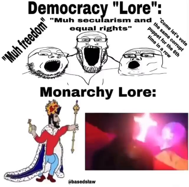 Democracy "Lore": and SS "Muh secularism and equal rights" - iFunny