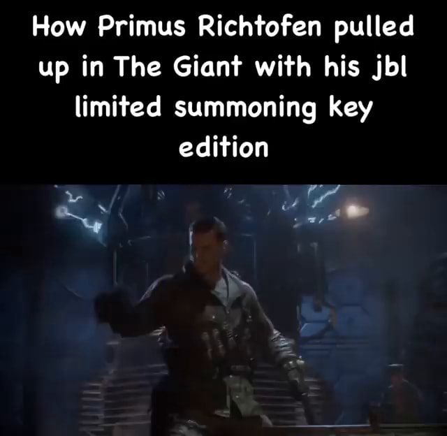 How Primus Richtofen pulled up in The Giant with his jbl limited ...