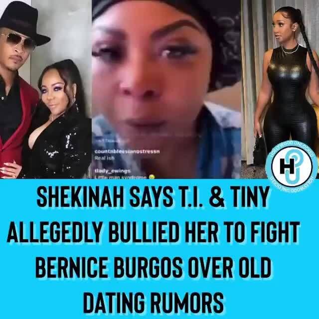 SHEKINAH SAYS T.I. & TINY ALLEGEDLY BULLIED HER TO FIGHT BERNICE BURGOS ...