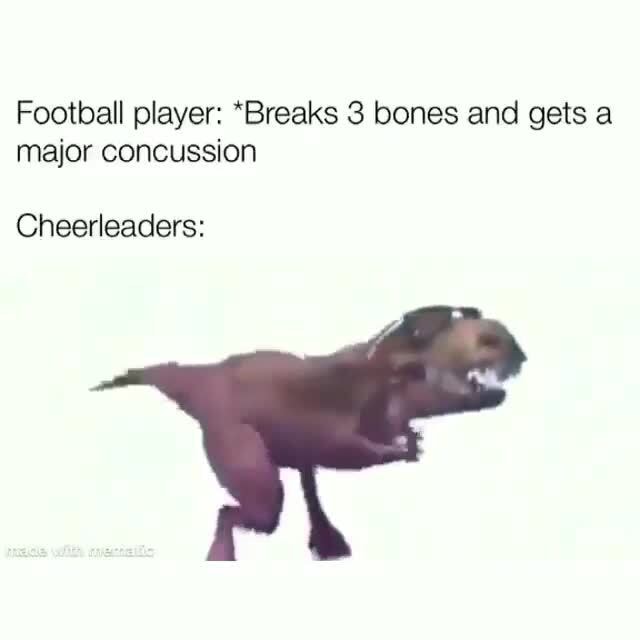 Cheerleaders, NFL football player damages Jeep cheering! lol T-Rex ...