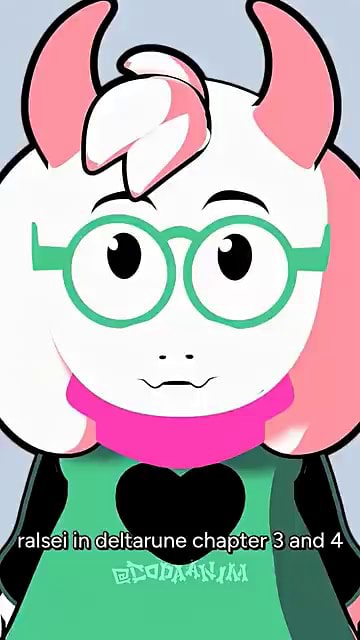 Ralsei in deltarune chapter 3 and - iFunny