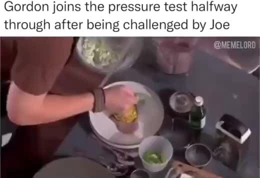 Gordon joins the pressure test halfway through after being challenged ...