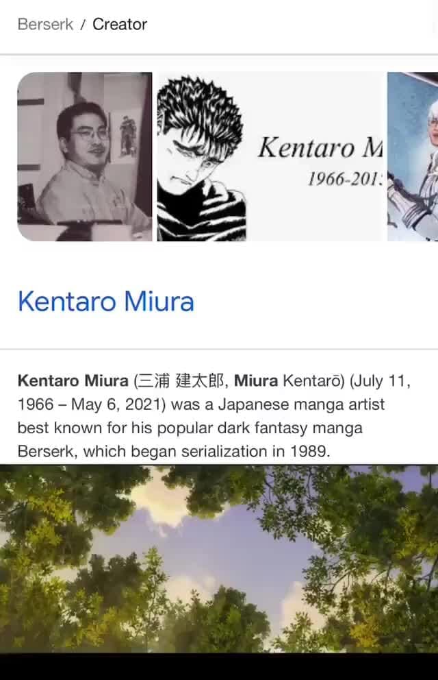 Berserk / Creator Kentaro M 1966-201: fy Fy Kentaro Miura Kentaro Miura ...
