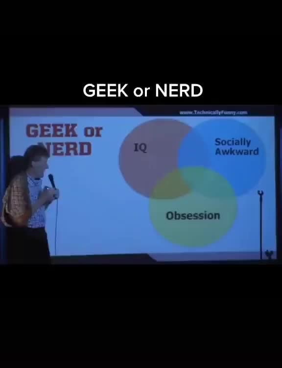 GEEK or NERD Socially Awkward Obsession - iFunny
