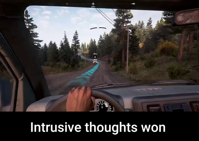 Intrusive thoughts won - iFunny