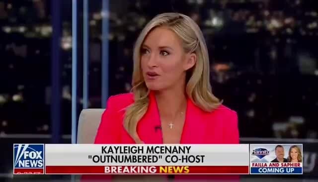 KAYLEIGH MCENANY "OUTNUMBERED" CO HOST BREAKING NEWS - iFunny