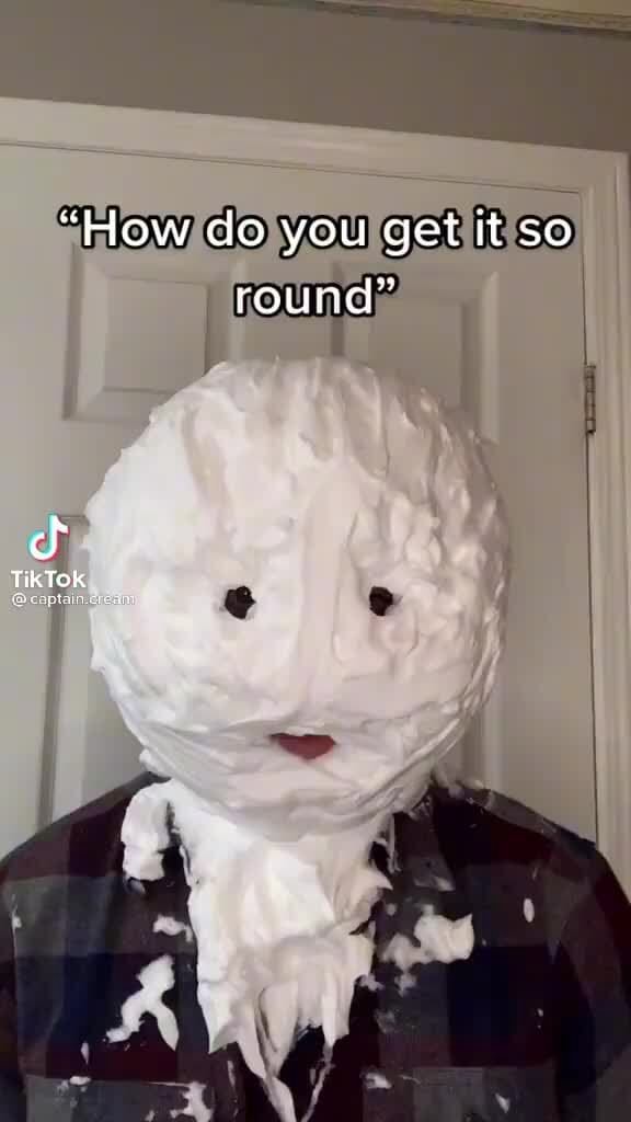 "How do you get it so round" cS TikTOK - iFunny